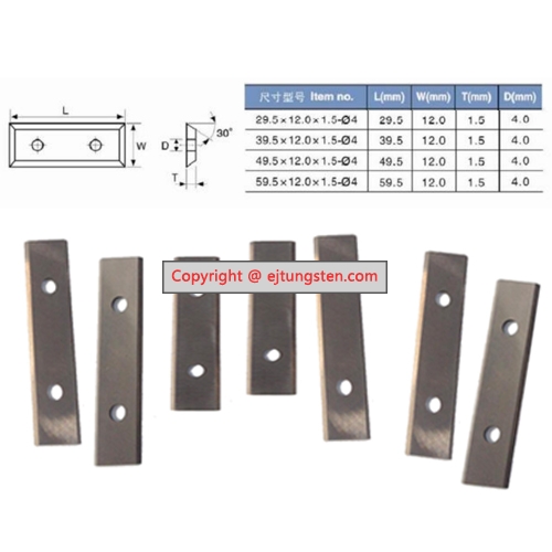 50x12x1.5mm TCT Wood Cutting Blade, Tungsten Carbide Scraper Blades ...